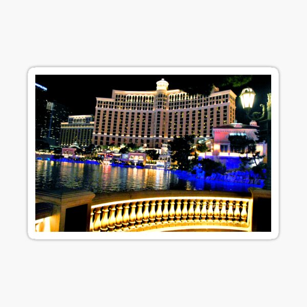 "Bellagio Hotel Las Vegas Nevada America USA" Sticker by ...