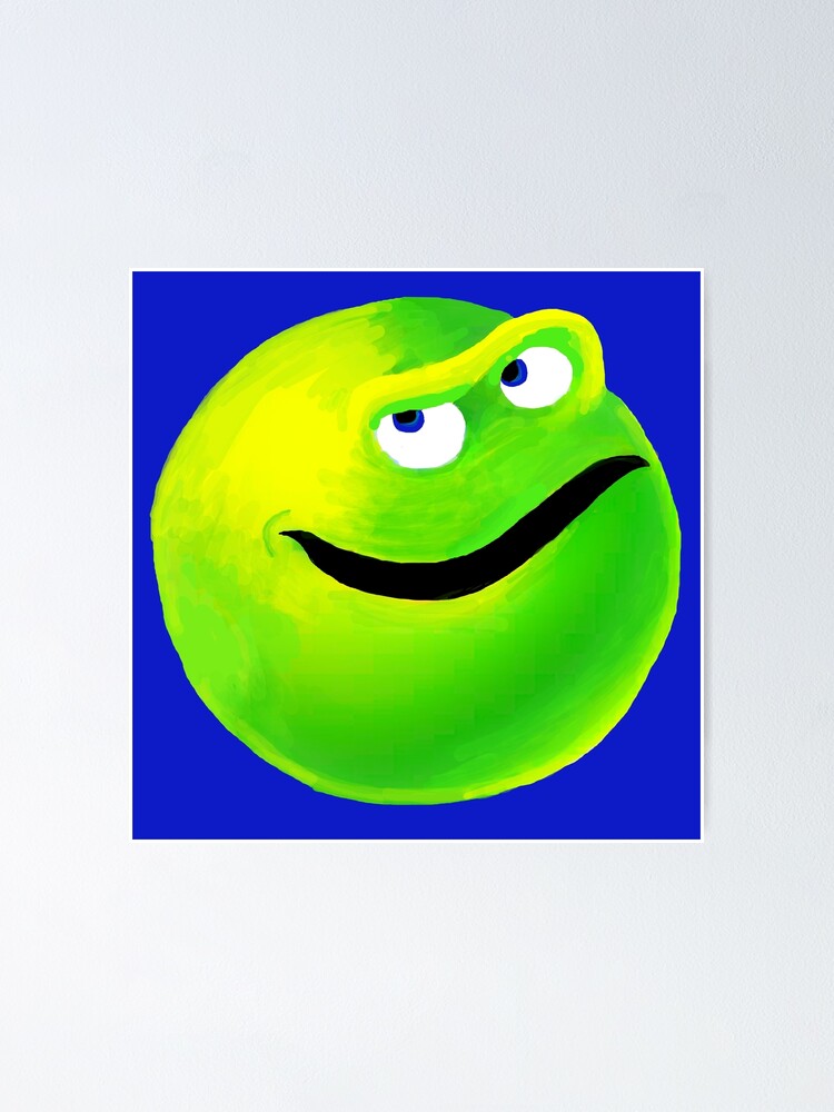 "SMIRKY FACE" Poster for Sale by coffeecountyjim | Redbubble