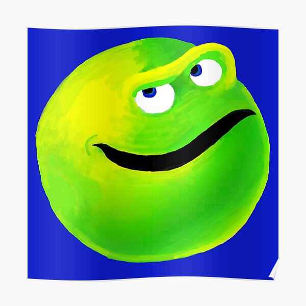 "SMIRKY FACE" Poster for Sale by coffeecountyjim | Redbubble