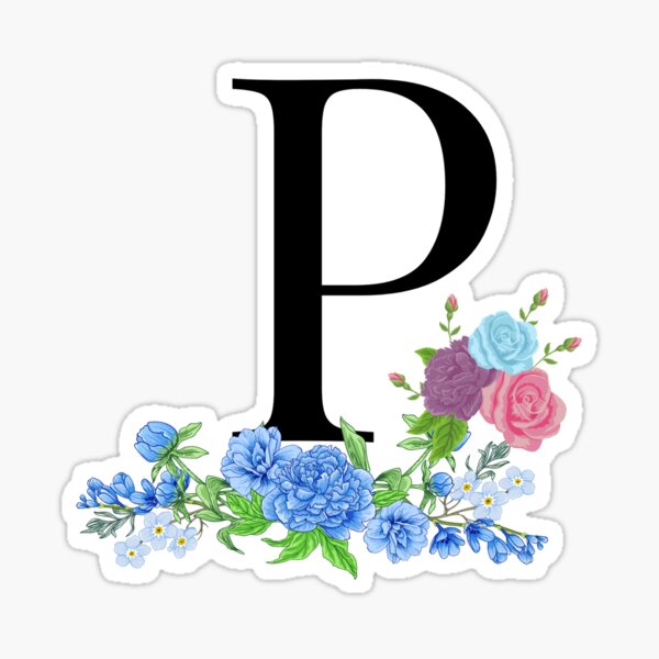 "P LETTER" Sticker for Sale by Specialmakes | Redbubble