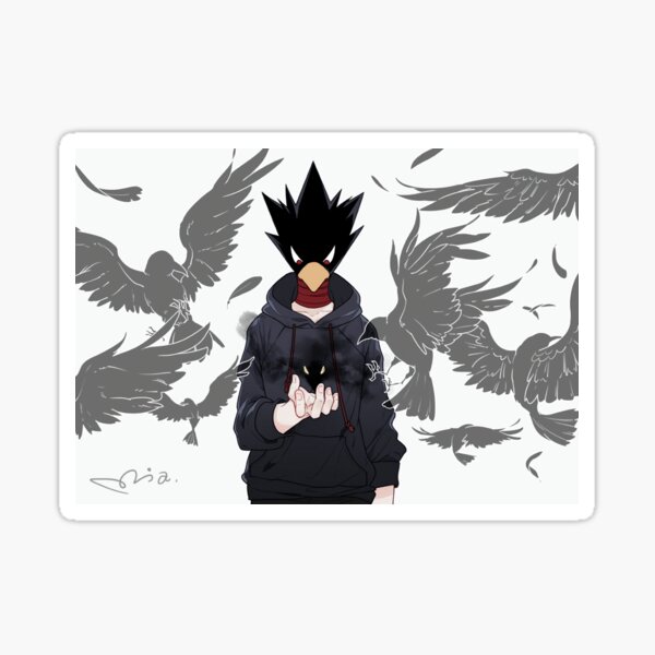 "Tokoyami Ravens" Sticker by samboyofiana | Redbubble
