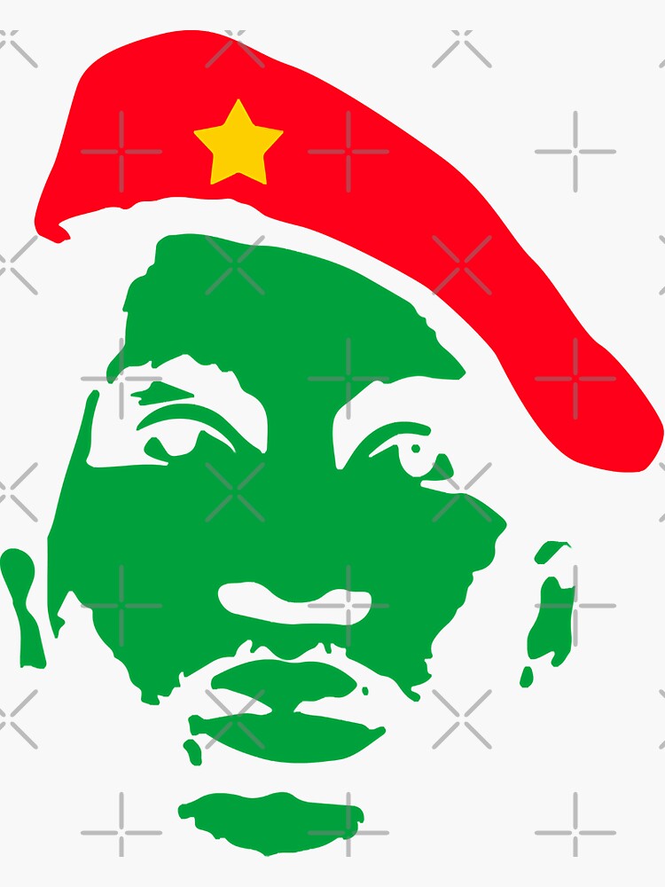 "Vintage The Best Men Thomas Sankara Power" Sticker by HaysGabybkvp245 ...