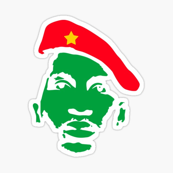 "Vintage The Best Men Thomas Sankara Power" Sticker by HaysGabybkvp245 ...