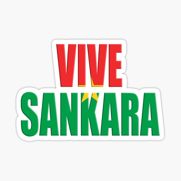"Vive Sankara Fans Art Poster The Great Retro" Sticker by ...