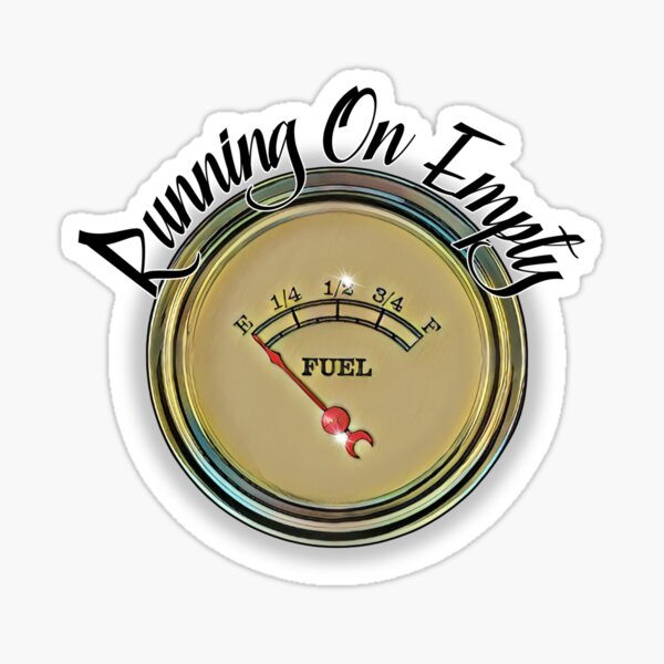 "Running on Empty" Sticker for Sale by WilcoxPhotoArt | Redbubble
