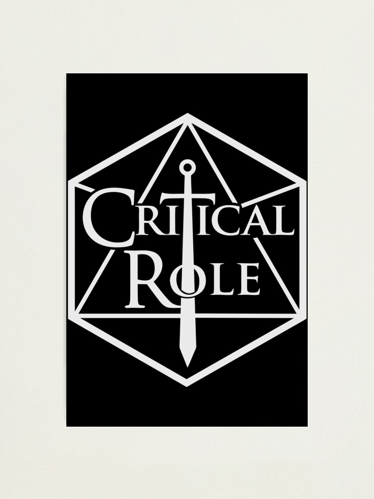 "Critical Role Merch Critical Role Logo" Photographic Print by SulaRiam ...