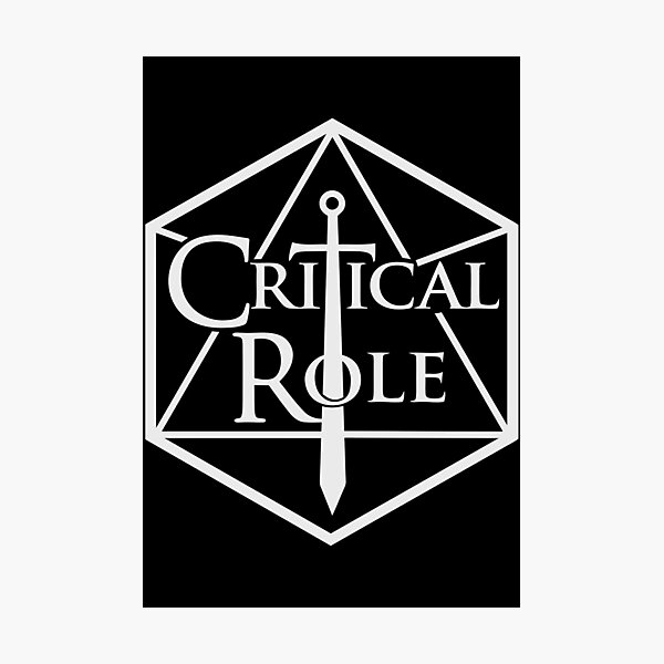 "Critical Role Merch Critical Role Logo" Photographic Print by SulaRiam ...