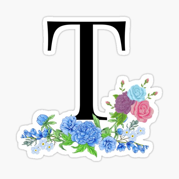 "T LETTER" Sticker by Specialmakes | Redbubble