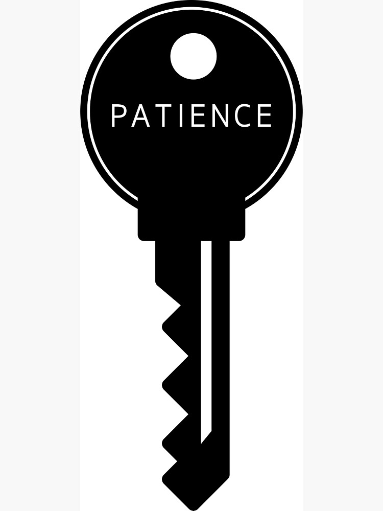 "Patience Is The Key For Success Entrepreneur Quotes Text" Poster by ...