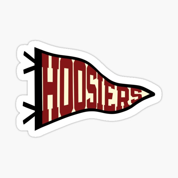 "Hoosiers pennant flag" Sticker by justiiiinaa | Redbubble