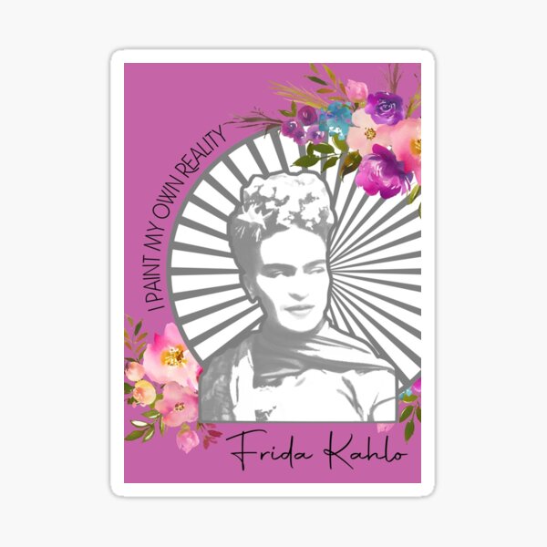 Pegatina «Frida Kahlo - Pinto mi propia realidad Cuaderno de espiral ...