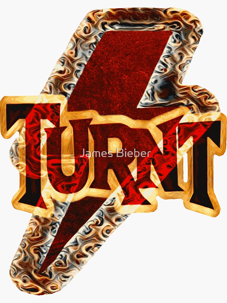 "Turnt lightning" Sticker by Himdilly | Redbubble