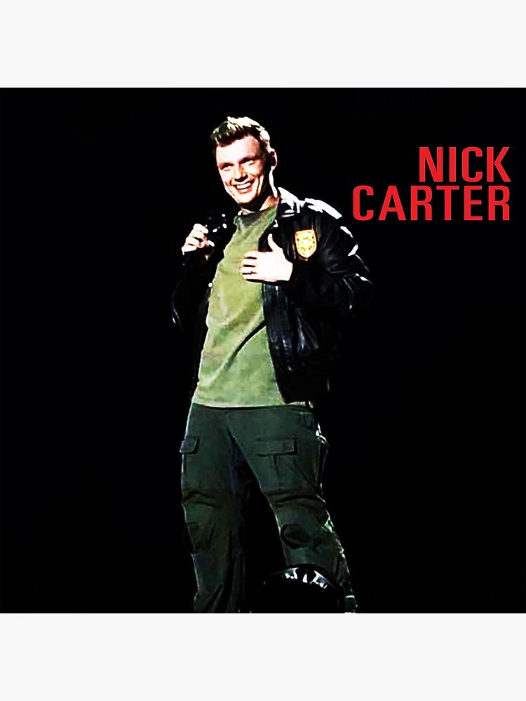 "nick carter" Poster by abibhair | Redbubble