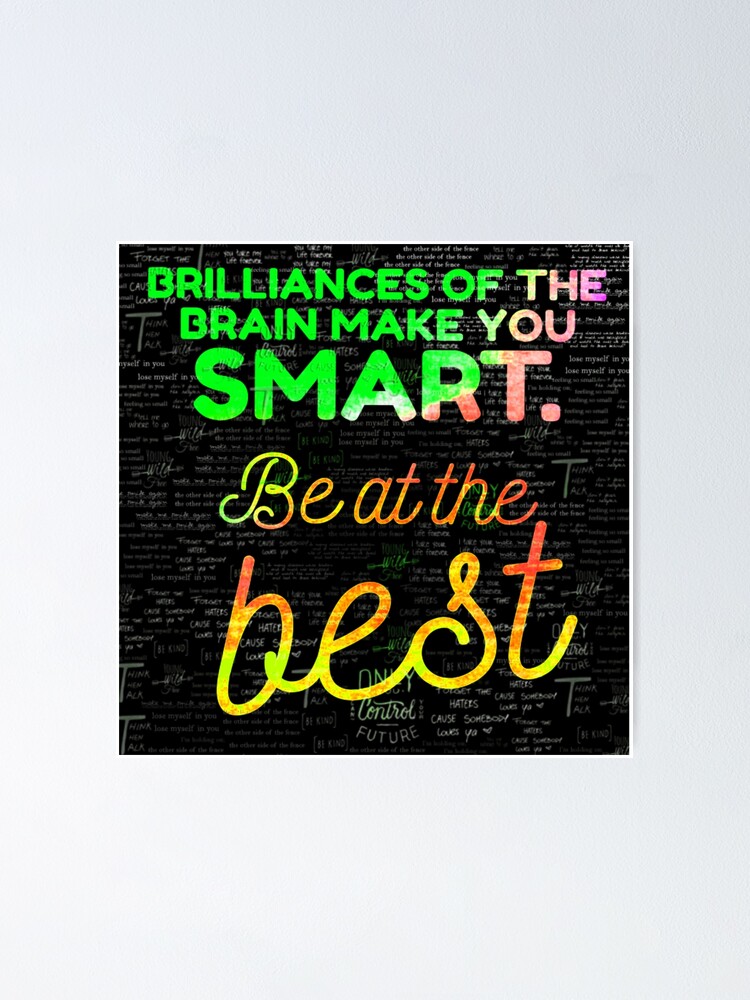 "Be at best , Color full typo motivational " Poster for Sale by ...