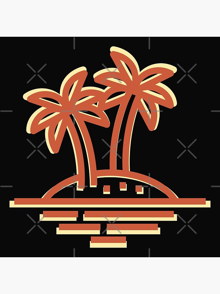 Póster « ¡Arte gráfico de la almendra tostada de los sueños de la isla ...