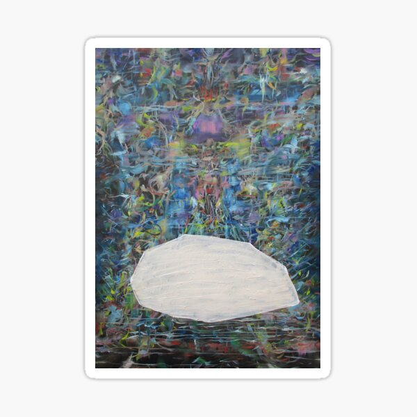 "SELF-PORTRAIT" Sticker by lautir | Redbubble