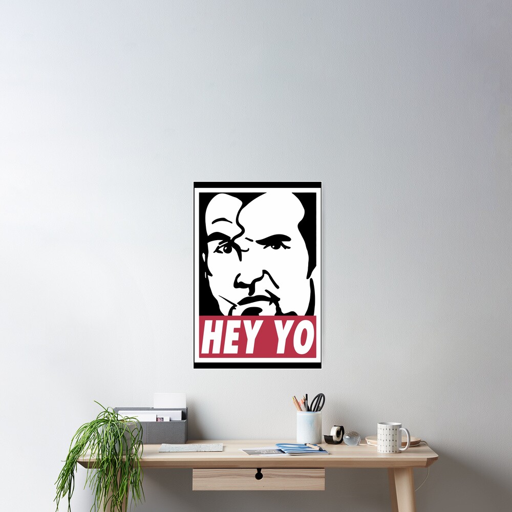 "Scott Hall Merch Scott Hall Hey Yo" Poster by SulaRiam | Redbubble