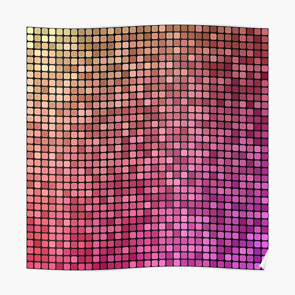 "Shades of Cream & Magenta Mosaic" Poster for Sale by magnet90210 ...