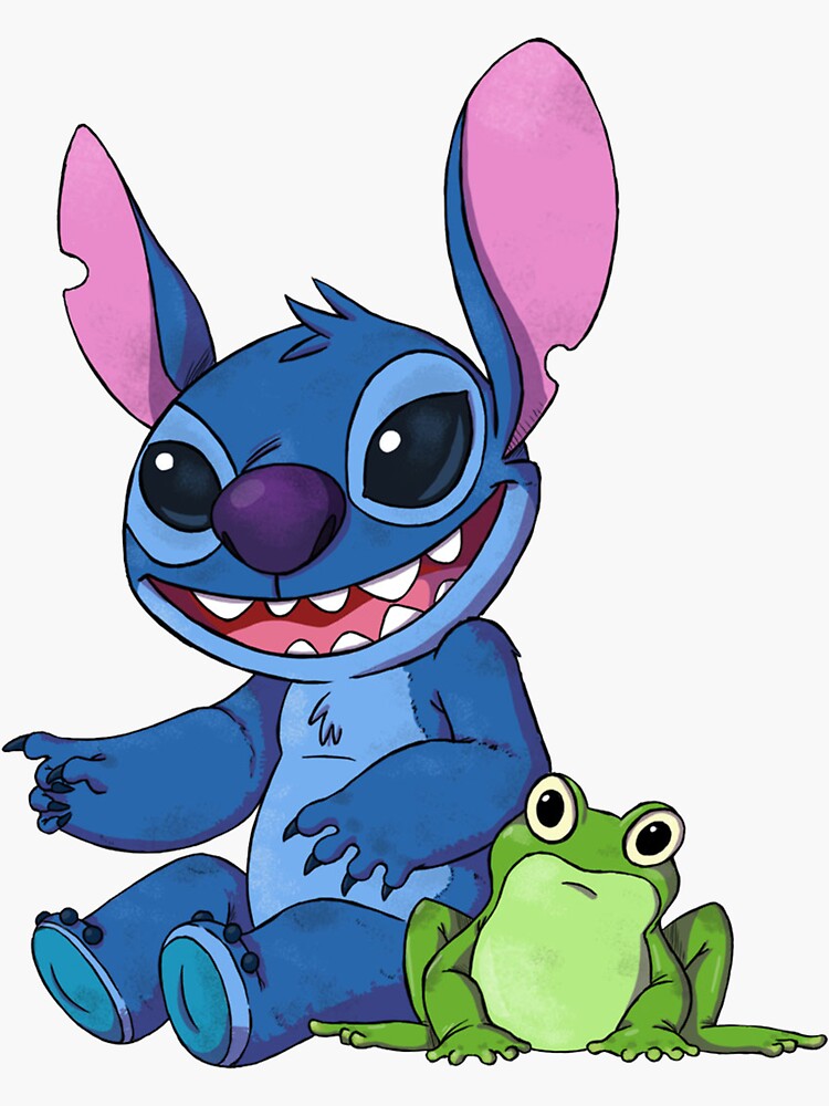 "stitch with pascal" Sticker by ahmedsaeed02 | Redbubble