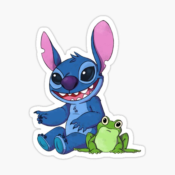 "stitch with pascal" Sticker by ahmedsaeed02 | Redbubble