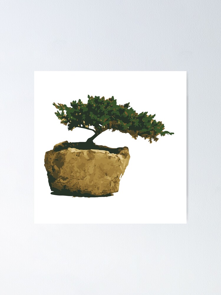 "Bonsai Tree" Poster by Shalloway | Redbubble
