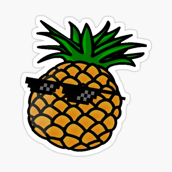 "just a funny pineapple" Sticker for Sale by domagoj539 | Redbubble