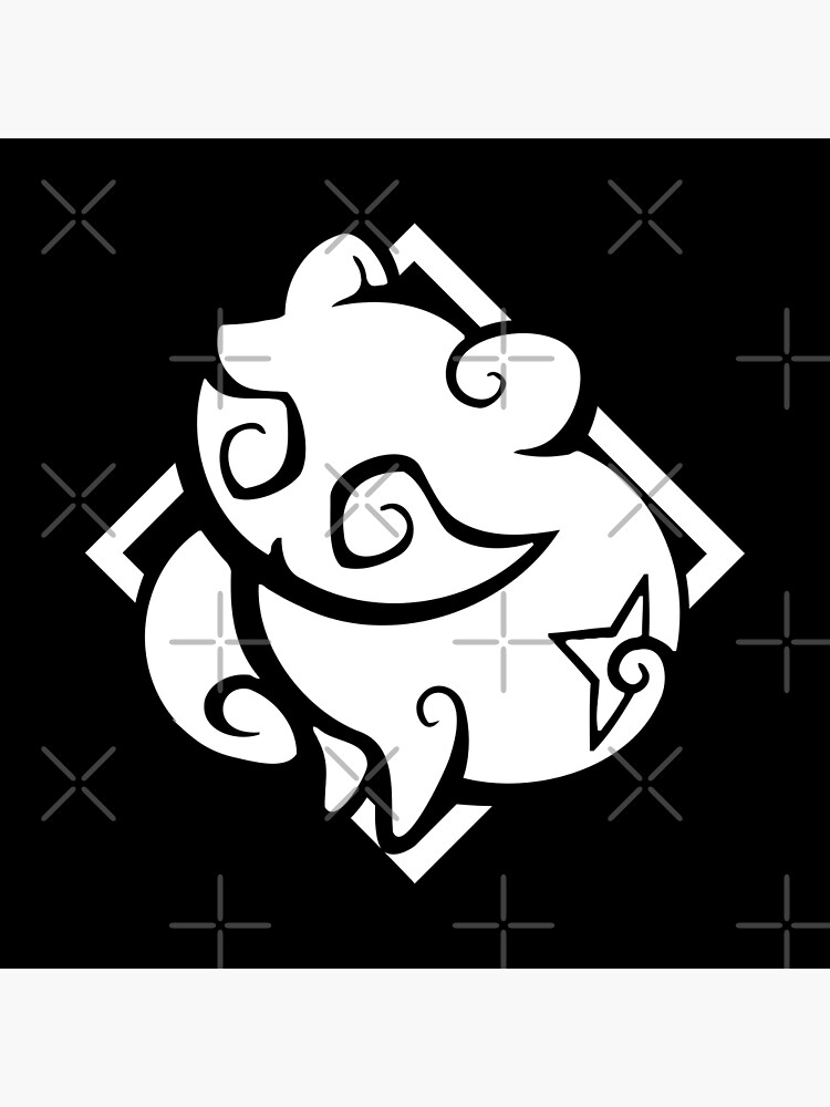 "Genshin Impact Sayu Emblem - White" Photographic Print by GachaSlave ...