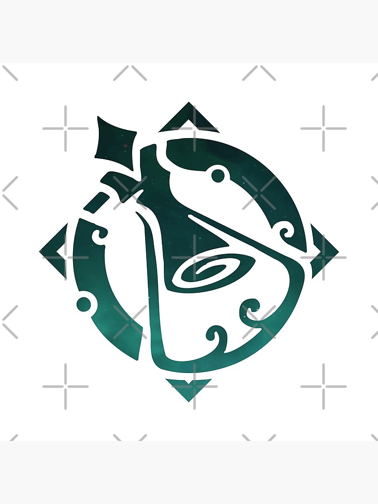 "Genshin Impact Sucrose Emblem - Constellation" Art Print for Sale by ...