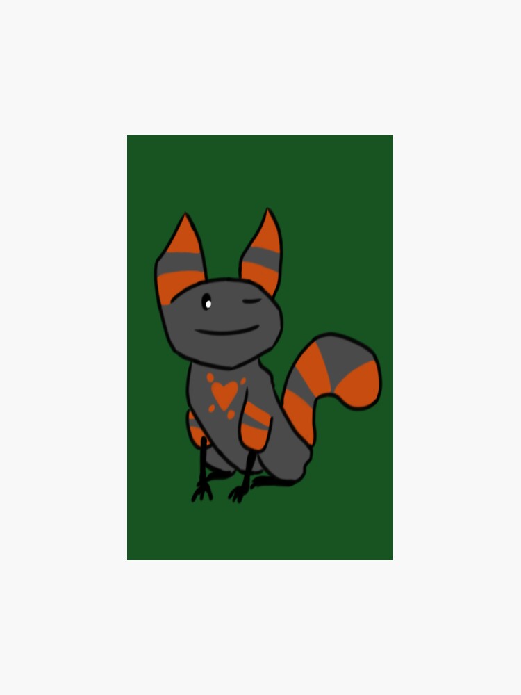 "Grey and Orange Tooka" Sticker for Sale by Mackstrut | Redbubble