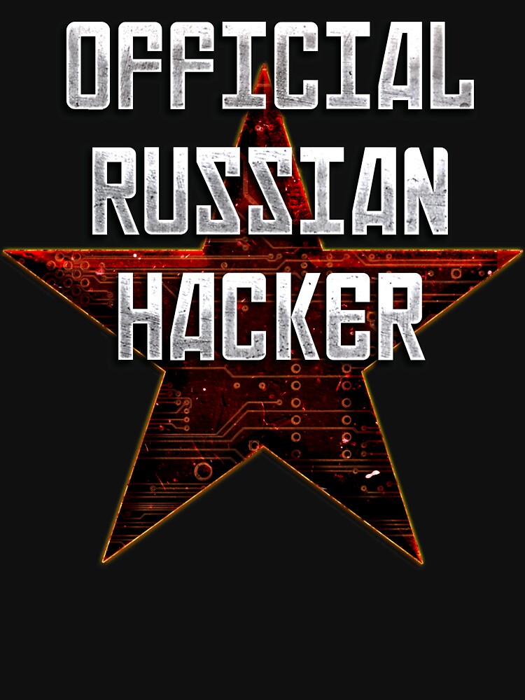 "Official Russian Hacker" T-shirt for Sale by BarbwireCult | Redbubble ...