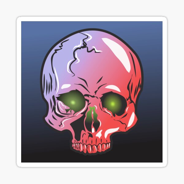 "Lil Skull" Sticker by skullclub | Redbubble