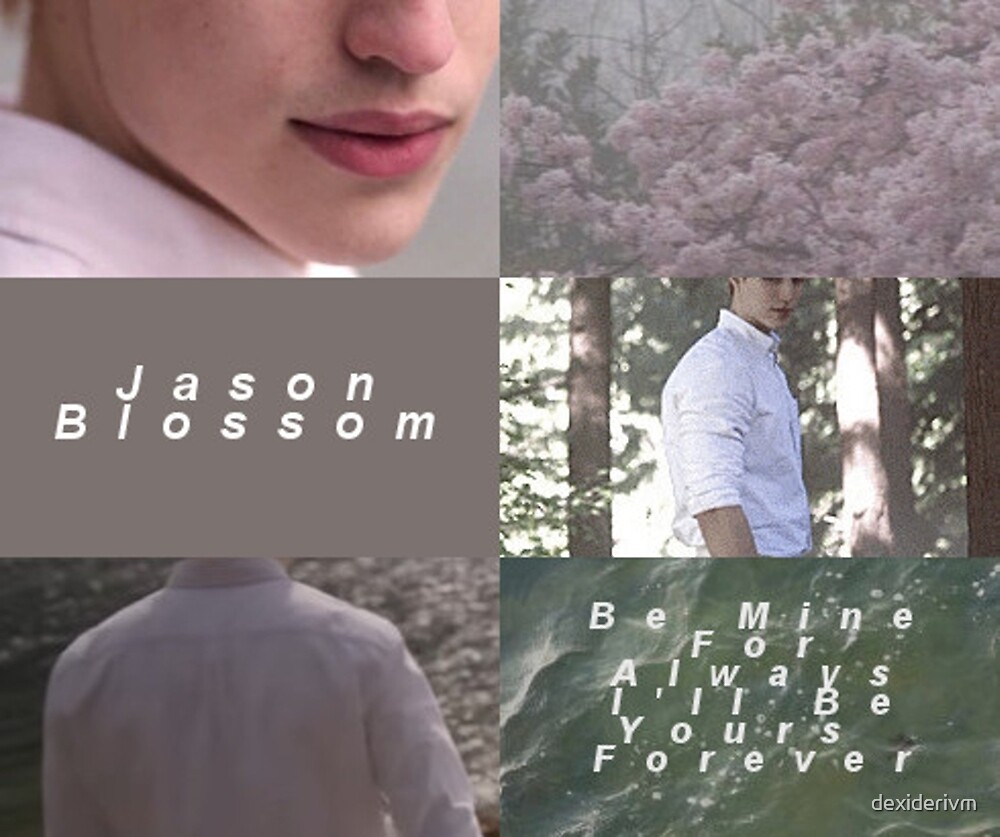 "Jason Blossom Grey Aesthetic" by dexiderivm | Redbubble