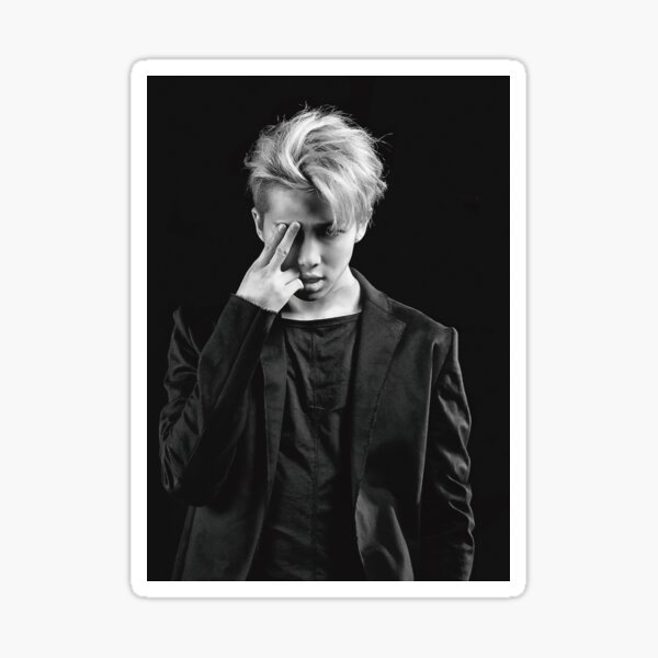 "RAP MONSTER - BTS " Sticker for Sale by missmargot | Redbubble