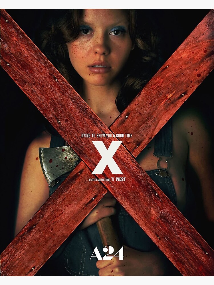 Póster «X película 2022» de vaughnmo | Redbubble