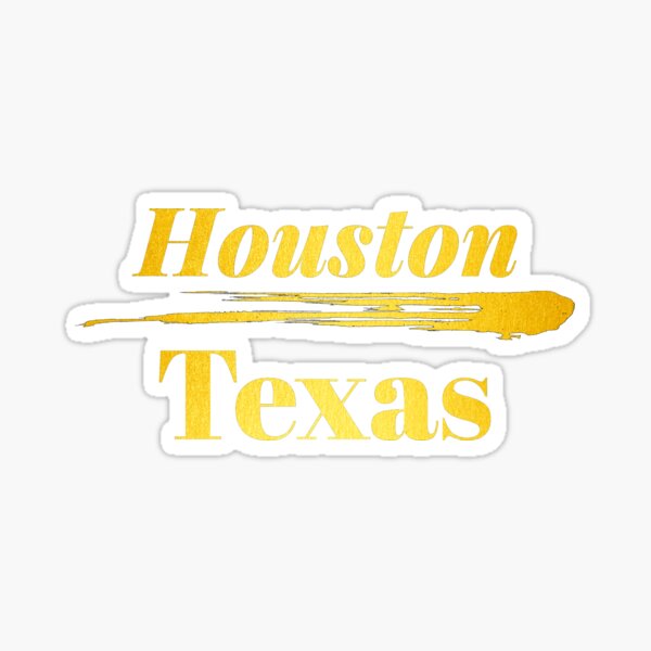 "Houston Texas" Sticker by Queen1120 | Redbubble