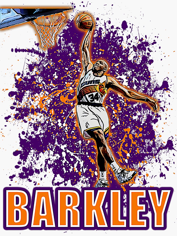 "Charles Barkley" Sticker by arashangerac | Redbubble
