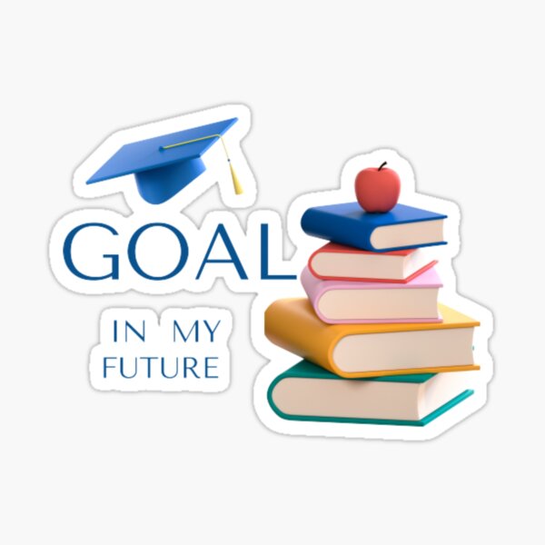 "The Future Goal" Sticker by Rummydesign | Redbubble