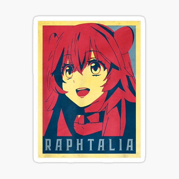 "Art Rising Of The Shield Anime Hero " Sticker by EricMacDonald1 ...