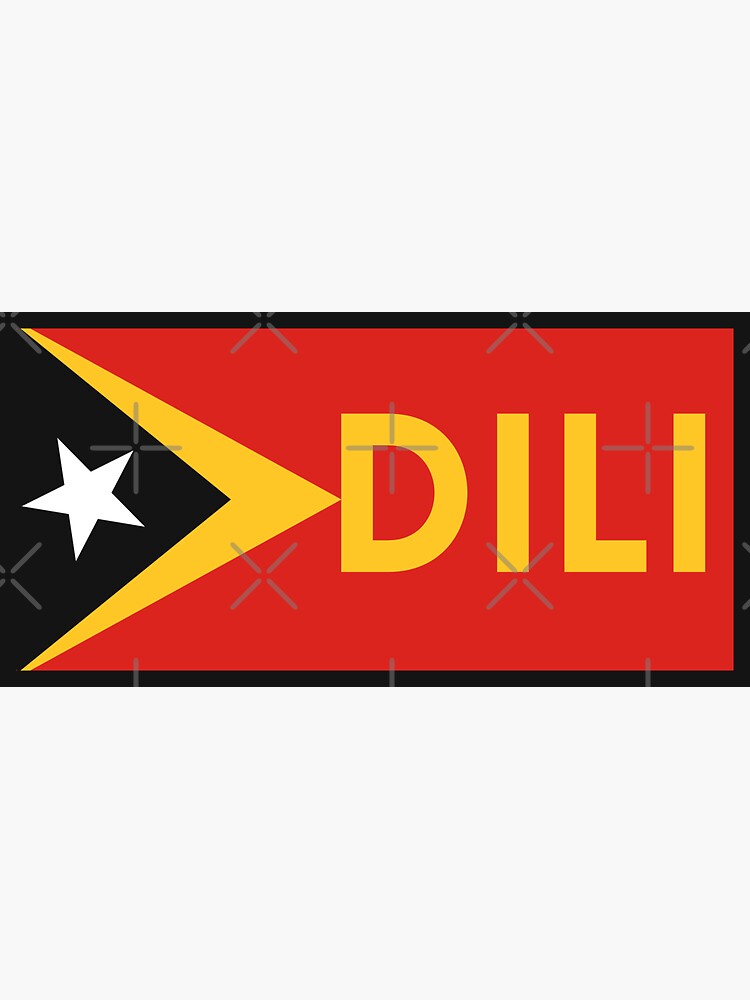"Dili City in East Timor Flag" Magnet for Sale by aybe7elf | Redbubble