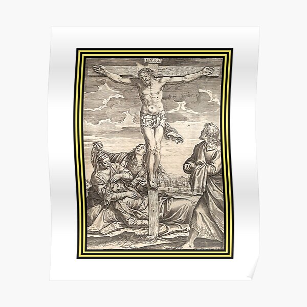 "The Crucifixion" Poster for Sale by artistoutfitter | Redbubble