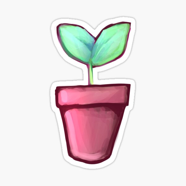"cute sprout " Sticker for Sale by lemonvart | Redbubble