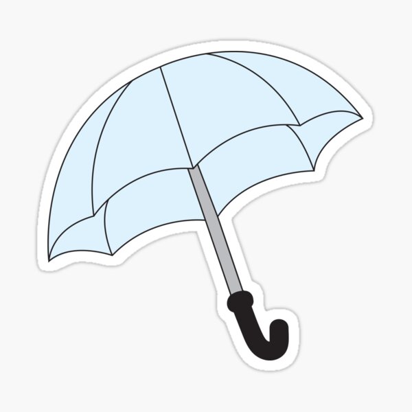 "umbrella " Sticker for Sale by madisonmartin3 | Redbubble