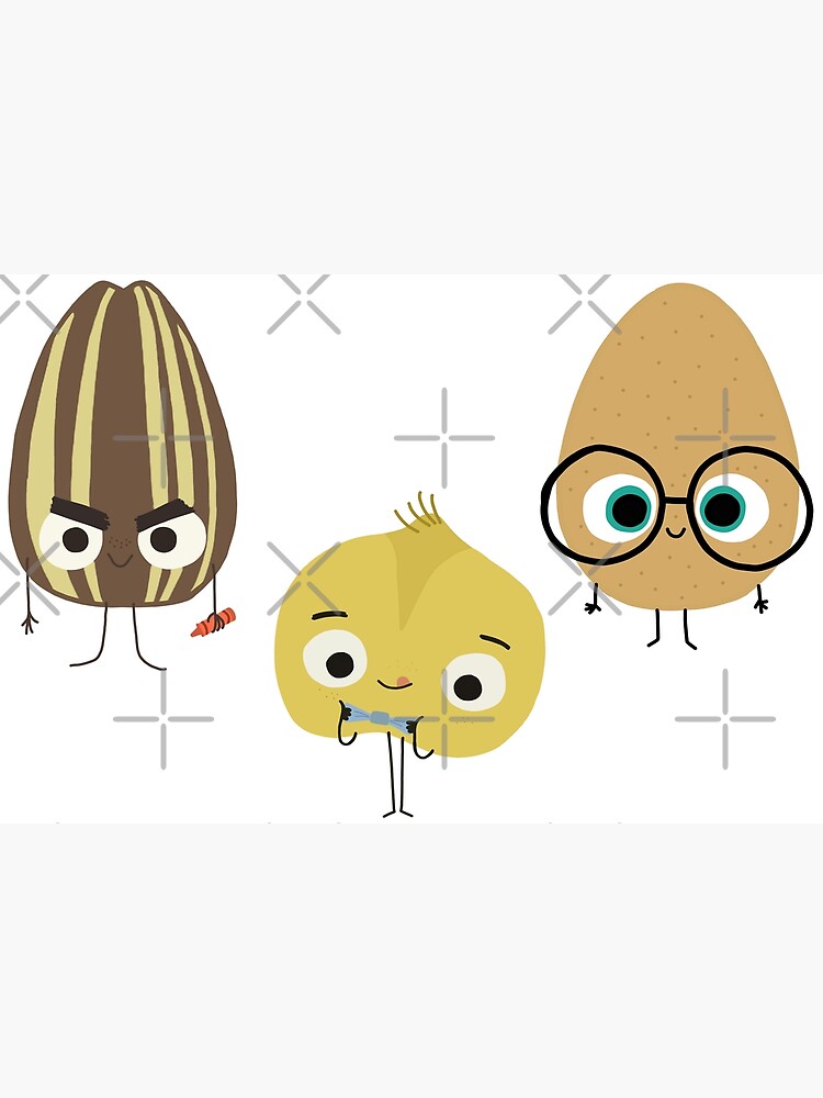 "Bad Seed, Cool Bean, and Good Egg Set" Art Print for Sale by Ethereal ...
