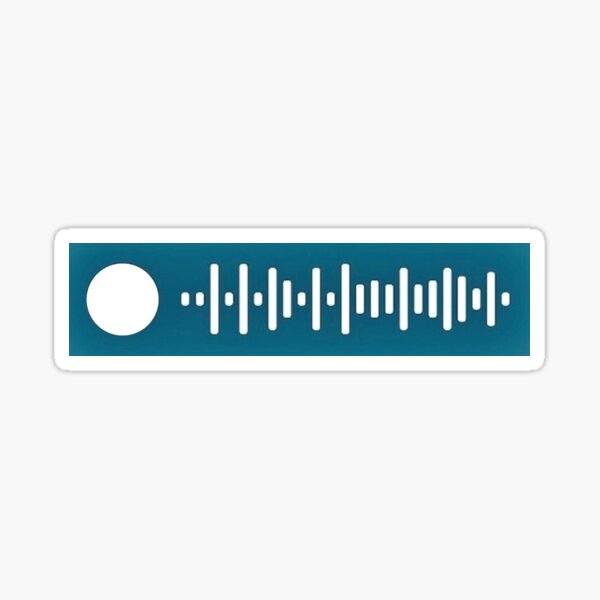 Movement Hozier Spotify Code Sticker By Biuegenes Redbubble