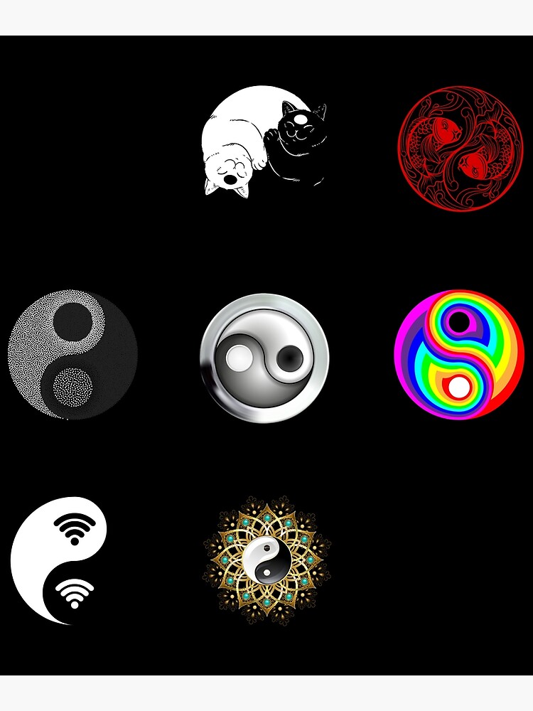 "Sticker Sheet – Ying Yang | Peace | Bullet Journal Stickers | Planner ...