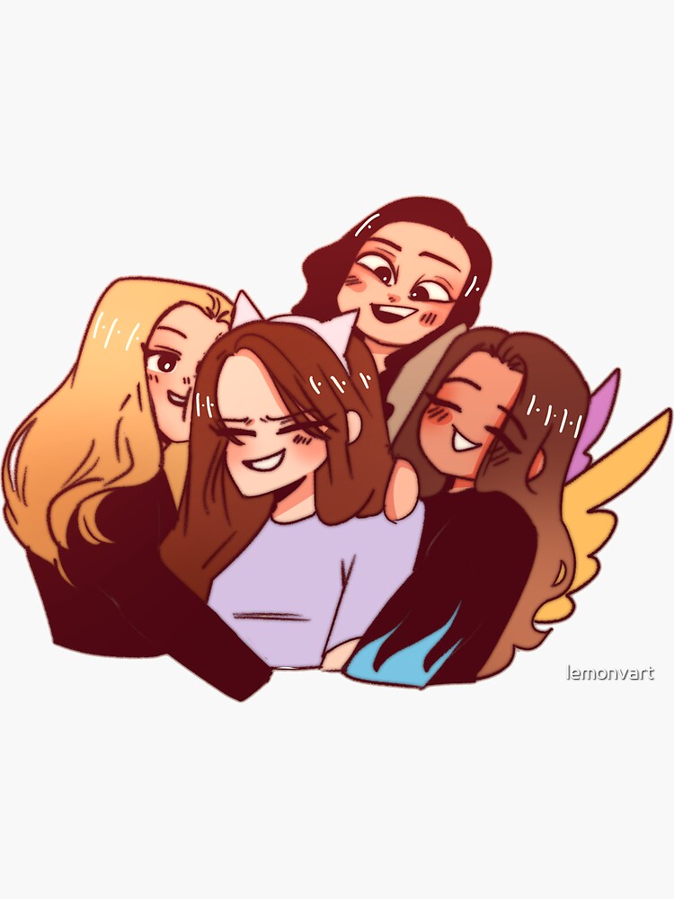 "tina brooke fuslie valkyrae" Sticker by lemonvart | Redbubble