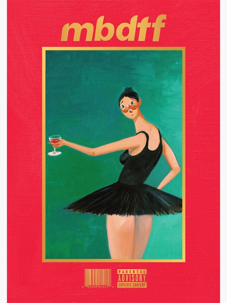 "MBDTF x Blonde" Poster for Sale by olicc | Redbubble