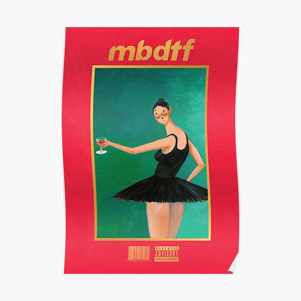 "MBDTF x Blonde" Poster for Sale by olicc | Redbubble