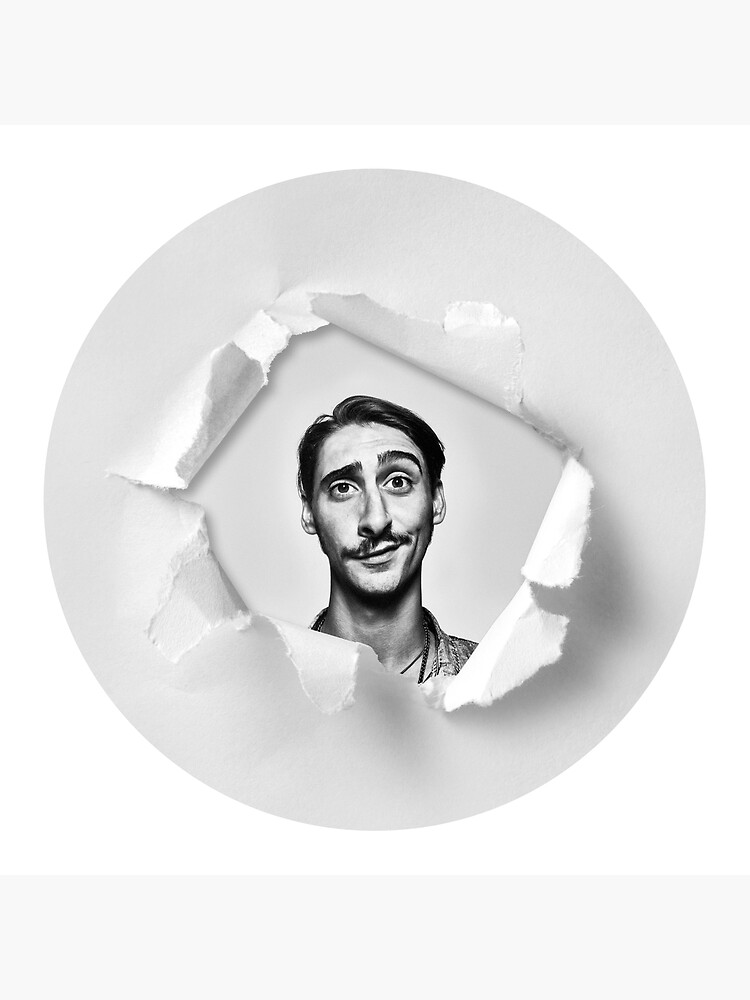 "Ripped Paper Hole Man" Poster for Sale by DetailedDesign | Redbubble