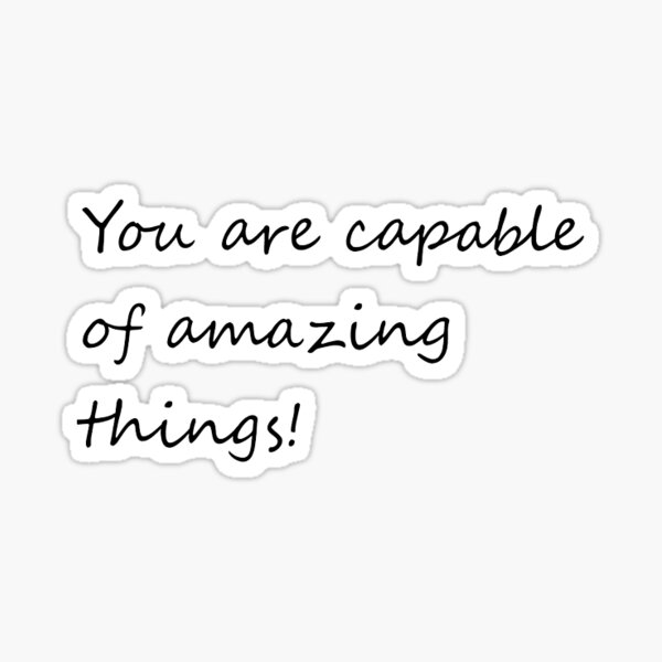 "U R Amazing - Sticker" Sticker by GuestPostExpert | Redbubble